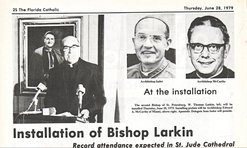 Honoring the Legacy of Bishop W. Thomas Larkin | Gulf Coast Catholic