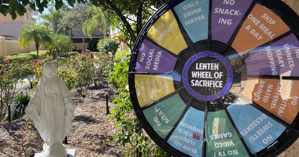 The Lenten Wheel of Sacrifice | Gulf Coast Catholic