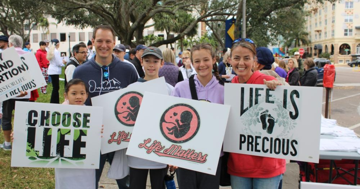 Show Your Support for Preborn Babies | Gulf Coast Catholic