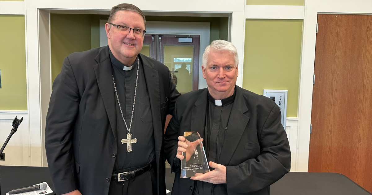 Bishop Parkes Presents Award for Distinguished Priestly Service to ...